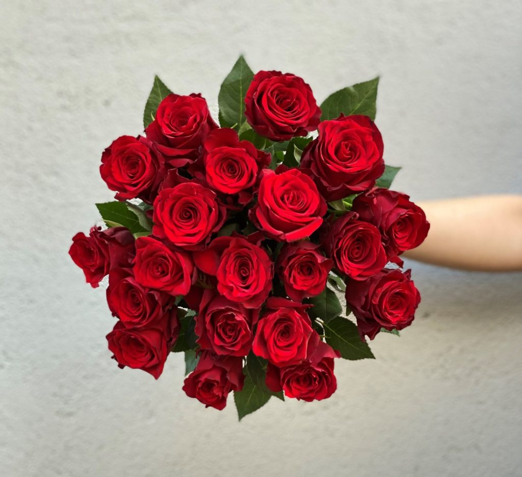 Røde roser - Blomster Oasen